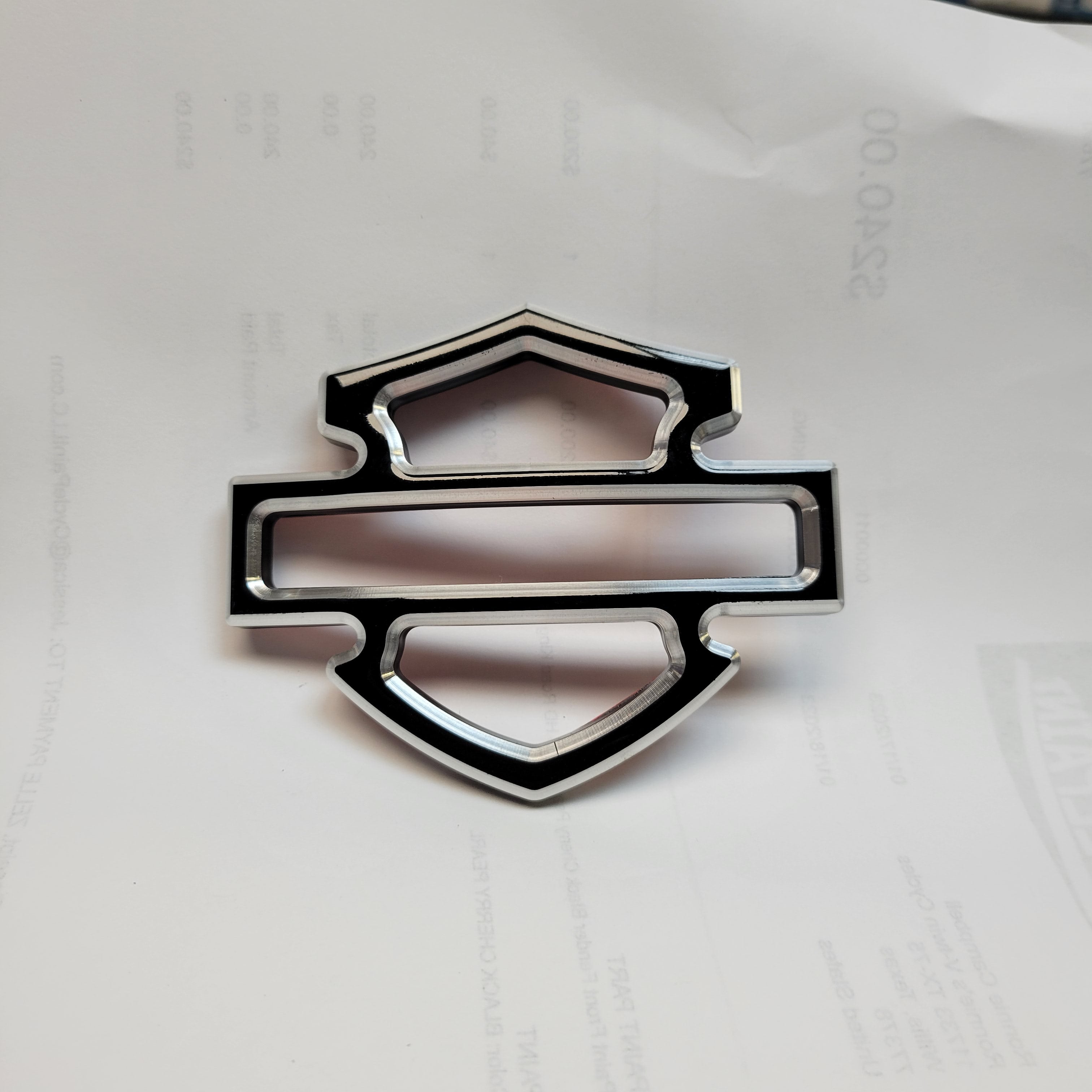 Detroit Choppers Black/Contrast Cut Tank emblem HD004 | Ronnie's V-Twin ...